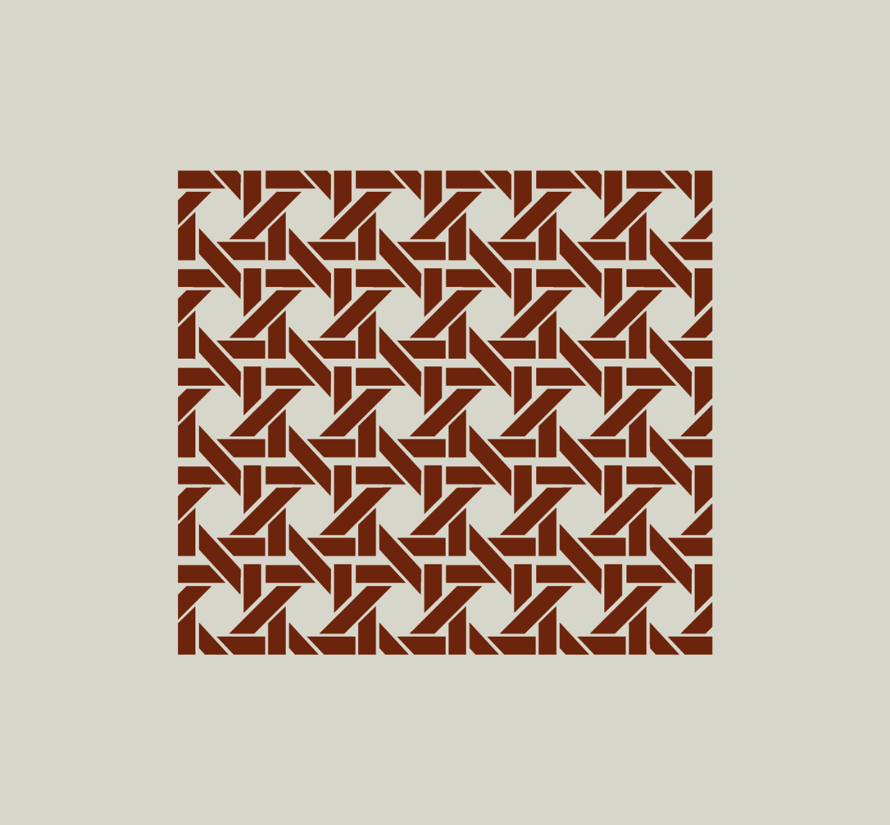 Pochoir cannage - Larabesque