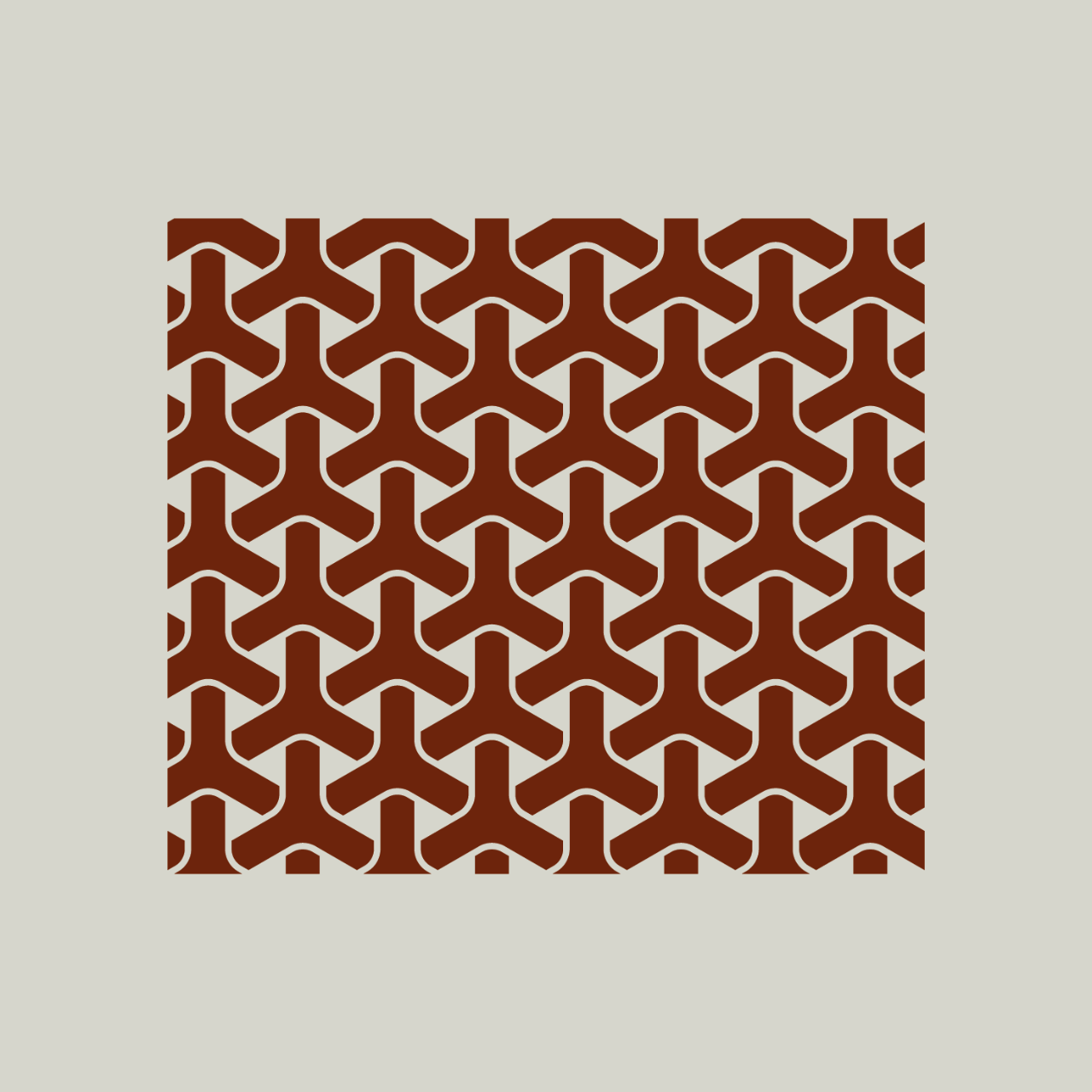 Pochoir trame motifs géométriques - Larabesque
