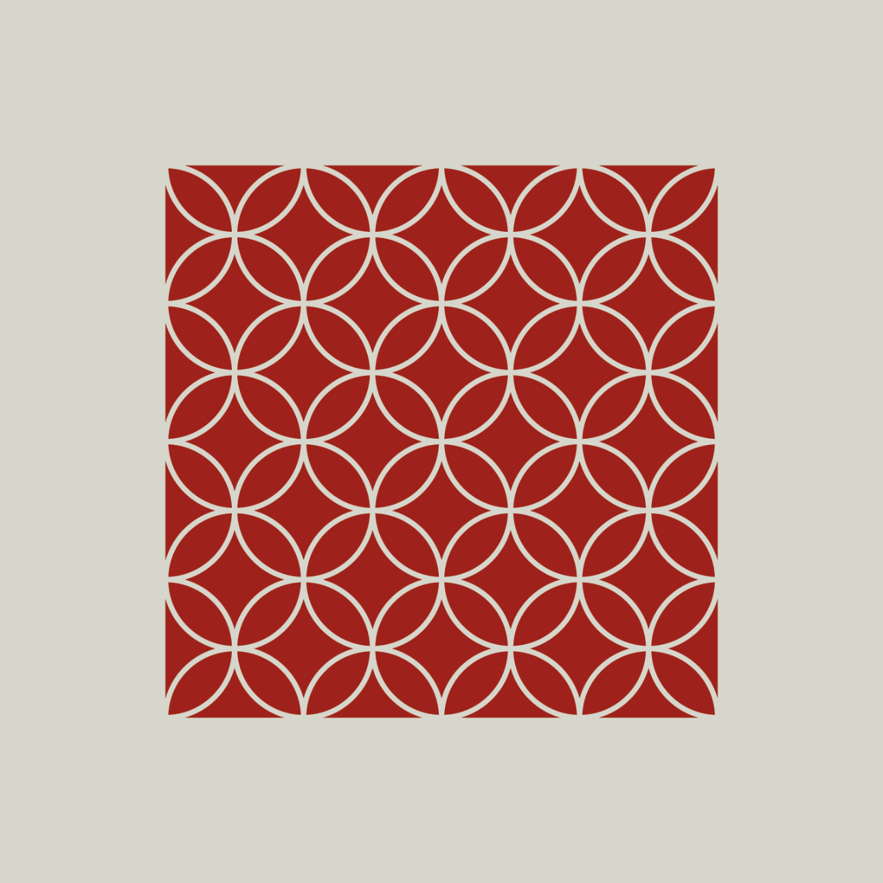 Pochoir trame motifs géométriques - Larabesque