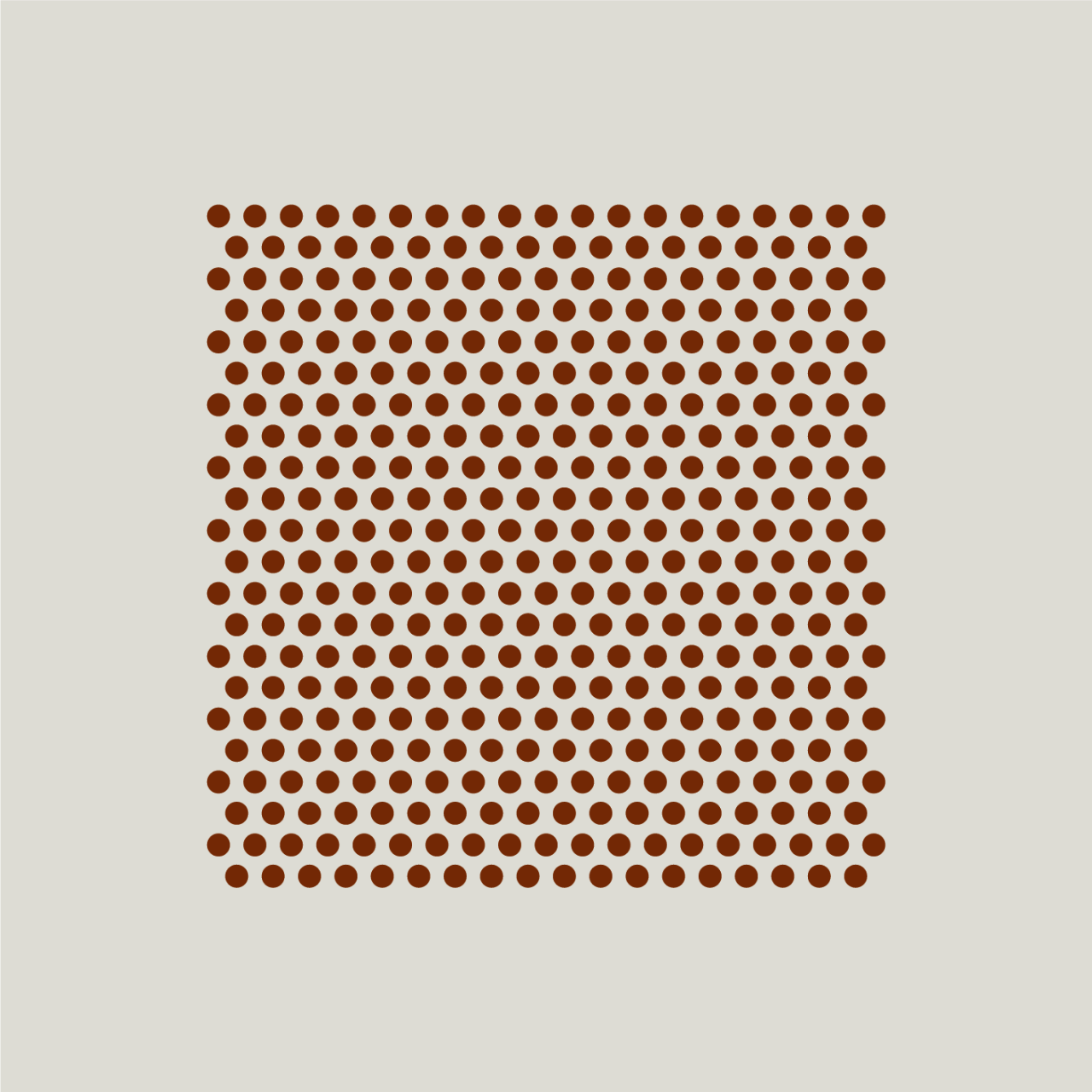 Pochoir trame ronds - Larabesque